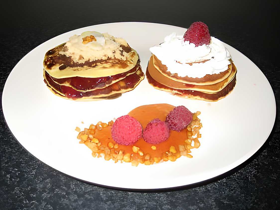 Recette de Pancakes aux fruits rouges