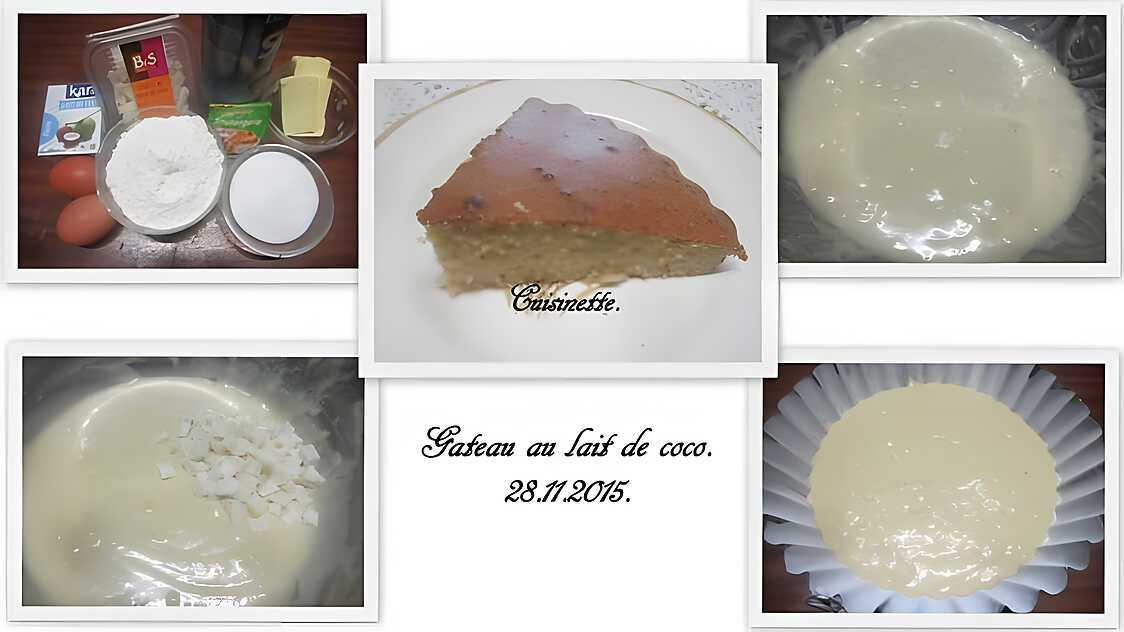Recette de Gâteau au lait de coco. par cuisinette