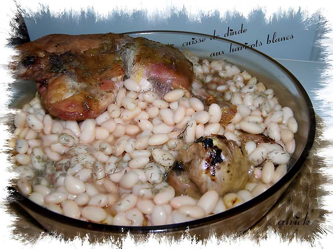 Recette de Cuisse de dinde express aux haricots blancs