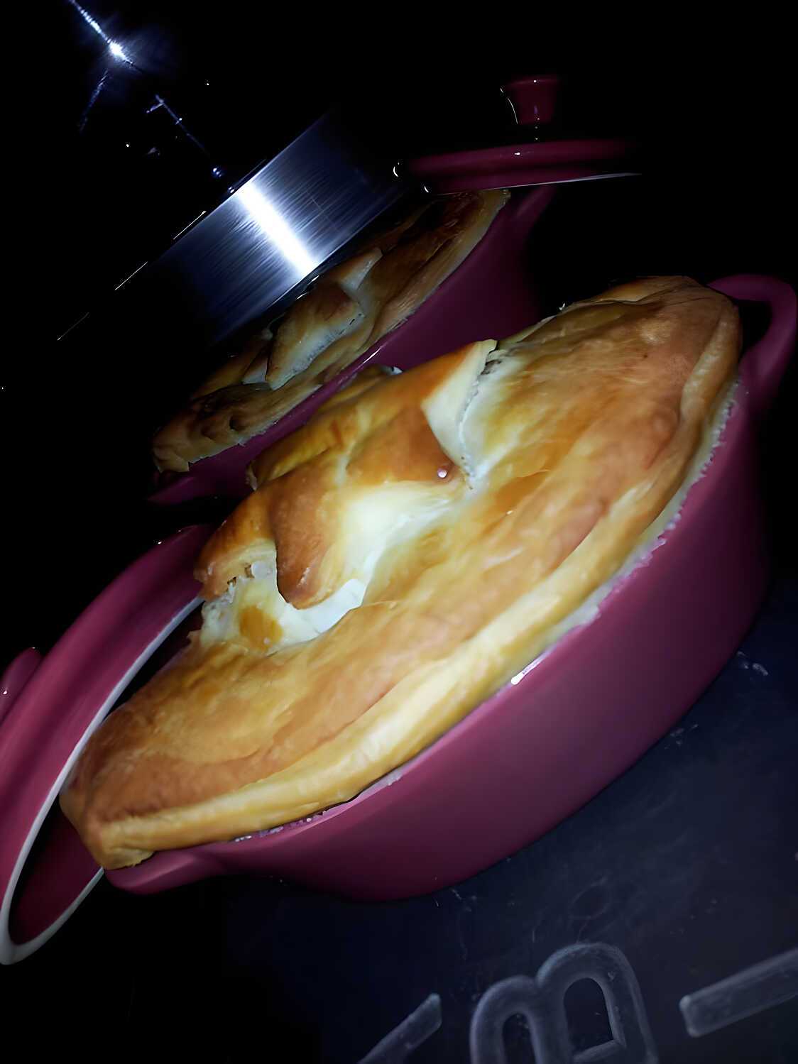 Recette de Mini cocottes feuilletées de la mer