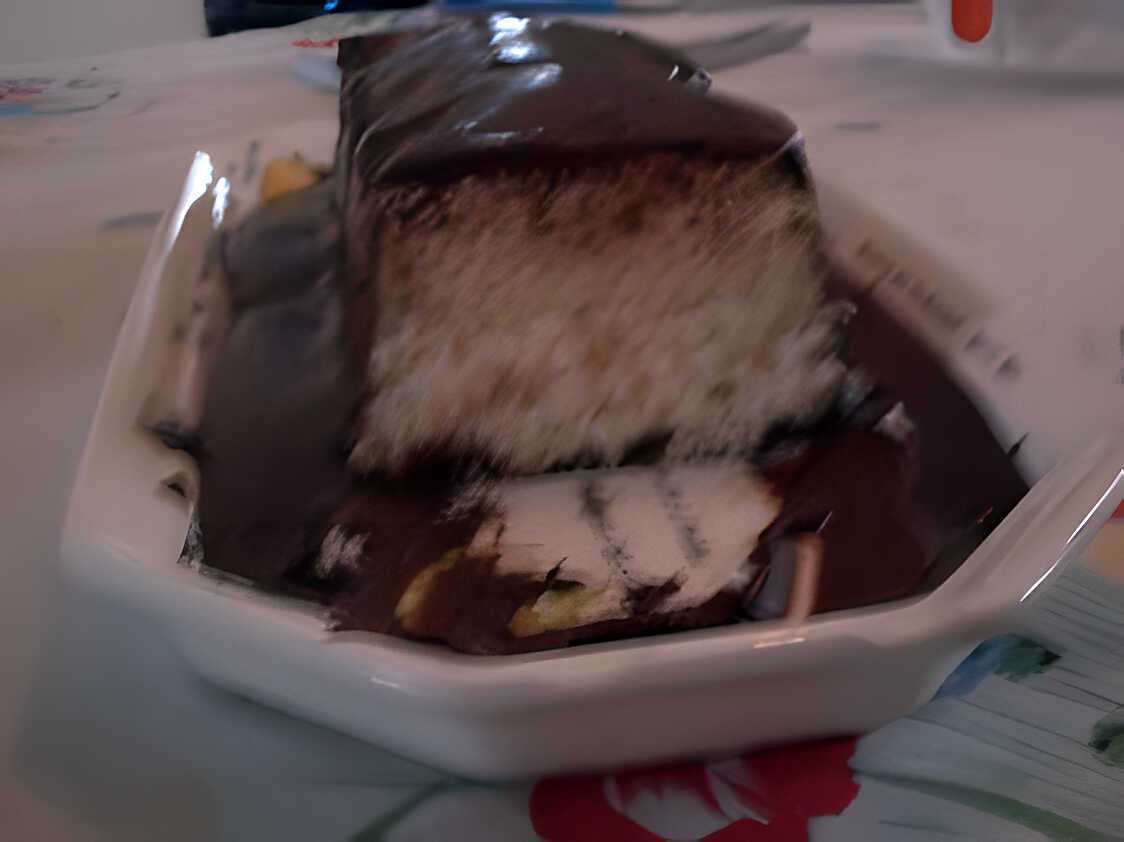 Recette de PAVE CHOCOLAT ET COCO par sylviec