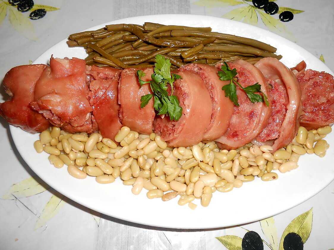 Recette de ZAMPONE AUX FLAGEOLETS