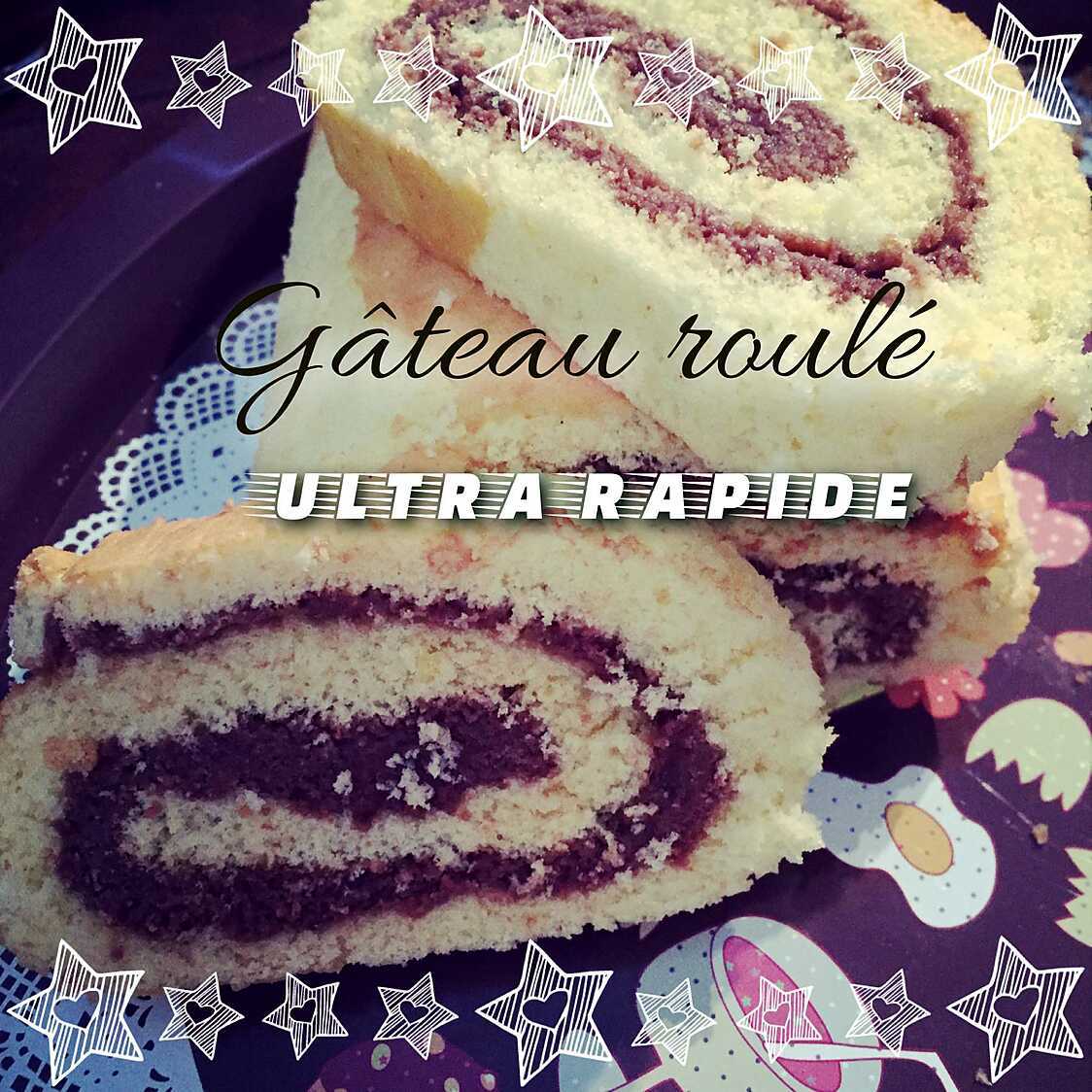 Recette de GÂTEAU ROULÉ ULTRA RAPIDE au thermomix