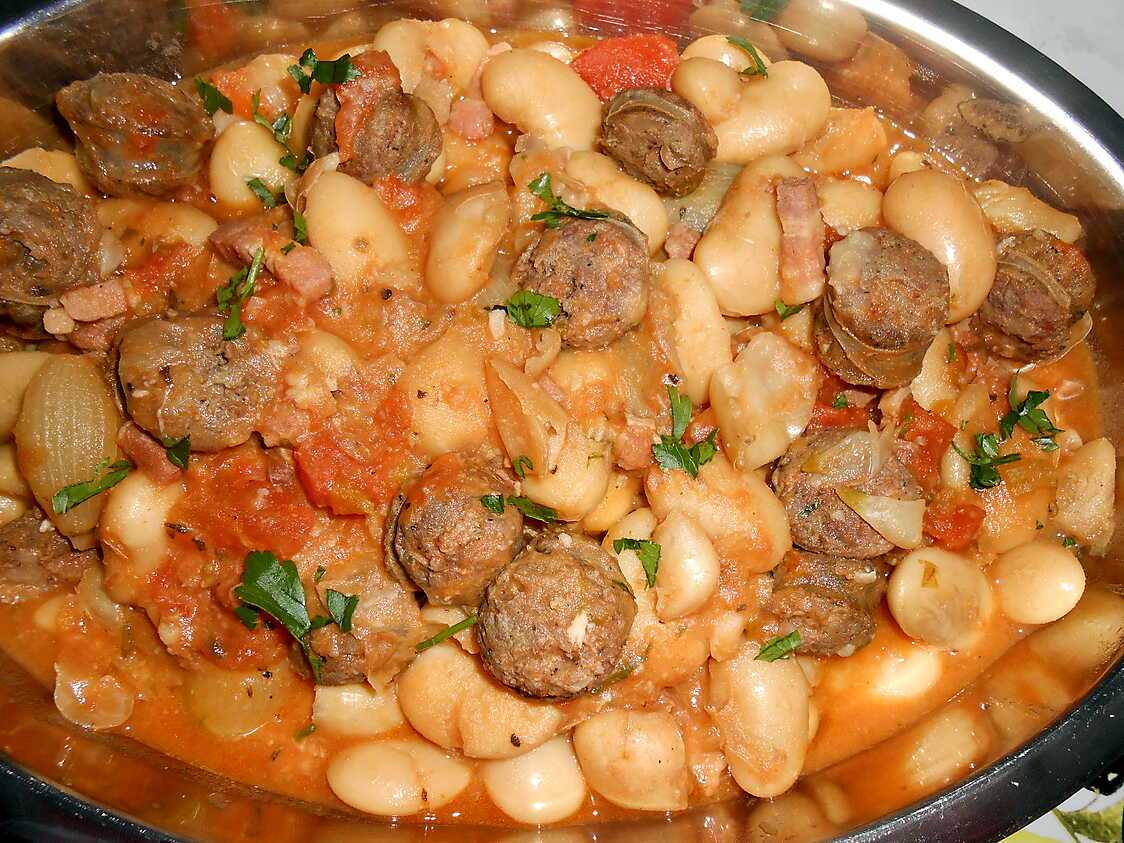 Recette de RAGOUT D'HARICOTS A LA CORSE