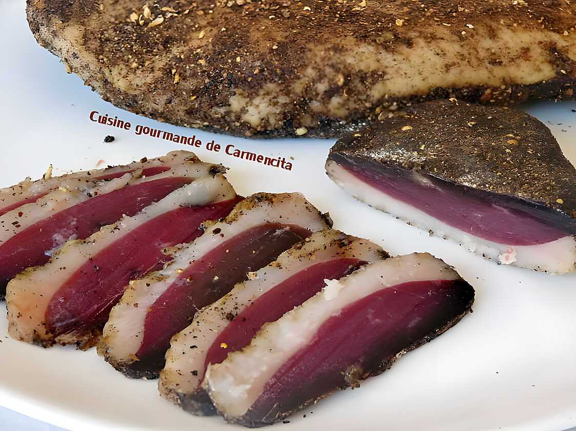 Recette de Magret de canard séché par Carmen