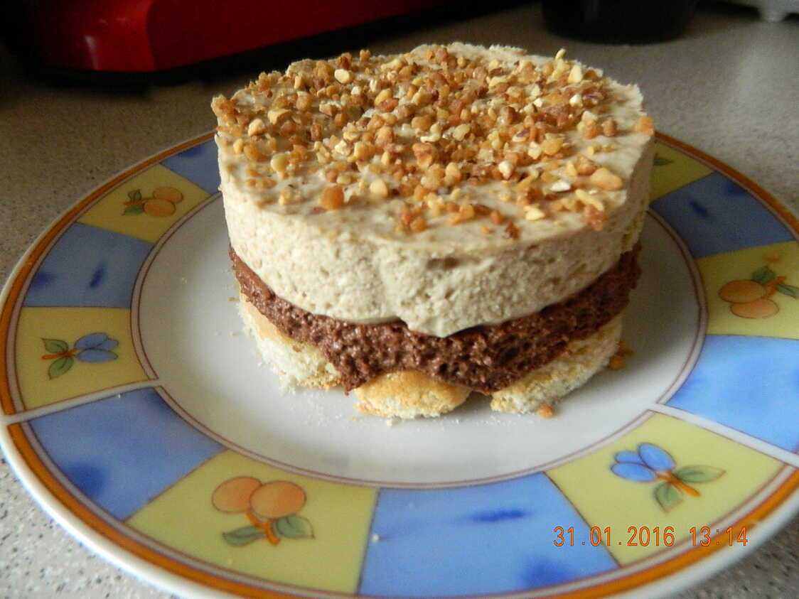 Recette d'Entremet mousse chocolat café