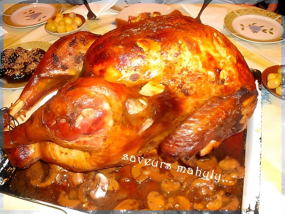 Recette de Dindon du nouvel an de ma mère....(maroco-européene)