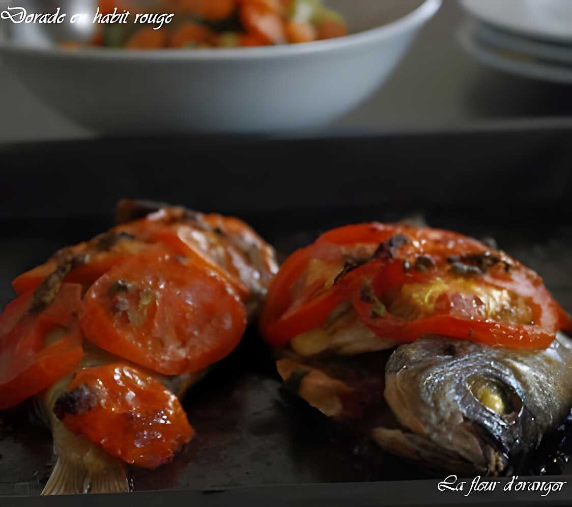 Recette de Dorade en habit rouge