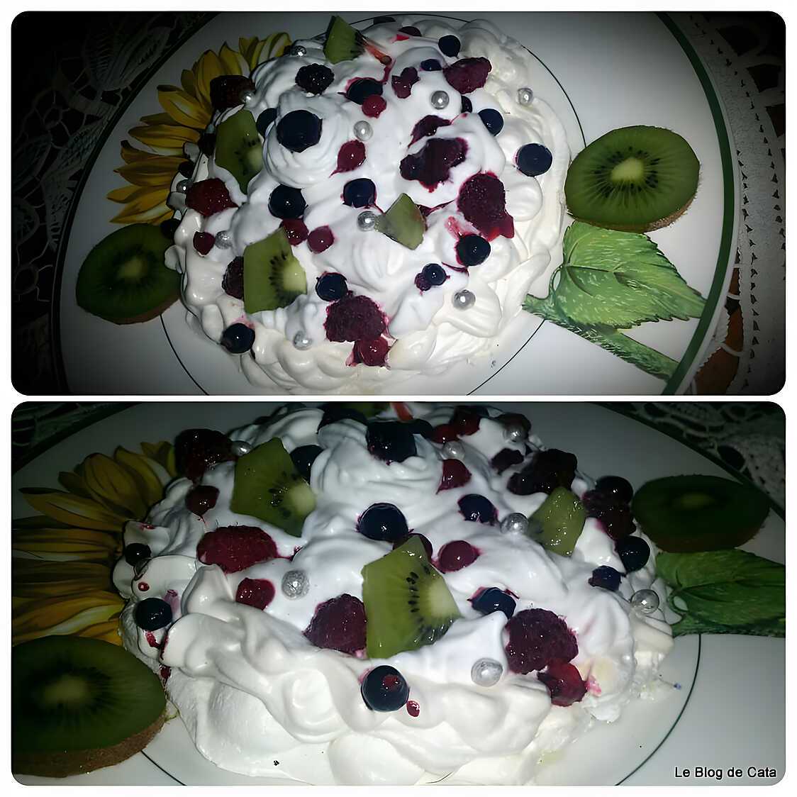 Recette de Pavlova aux fruits rouges par Catalina