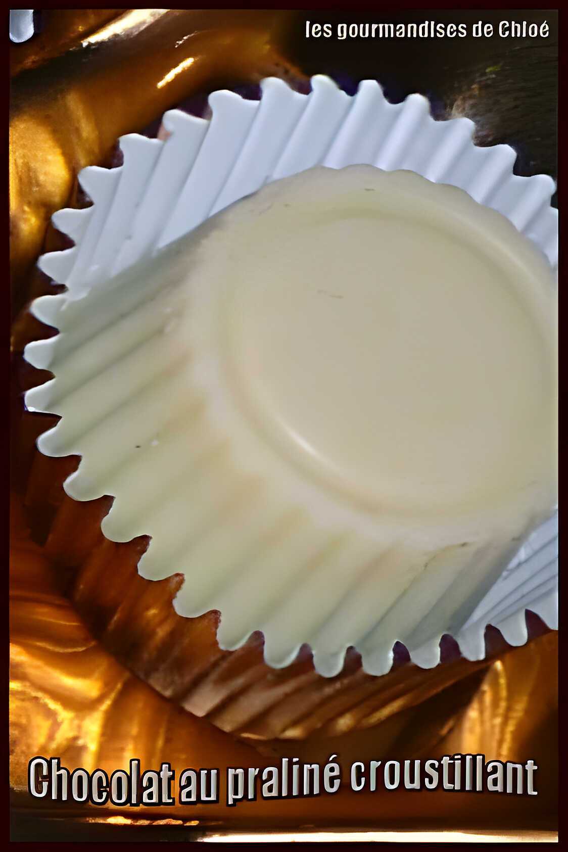 Recette de Chocolat au praliné croustillant