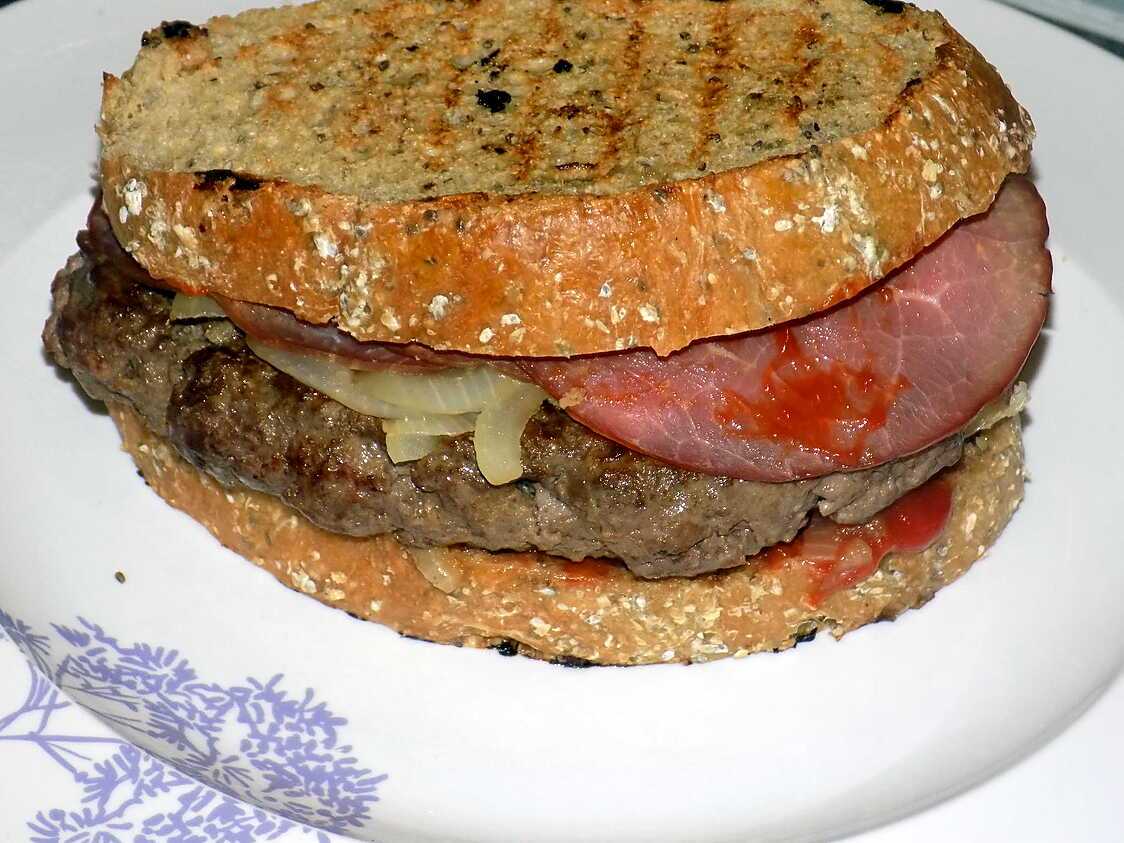 Recette de Panini burger dukan