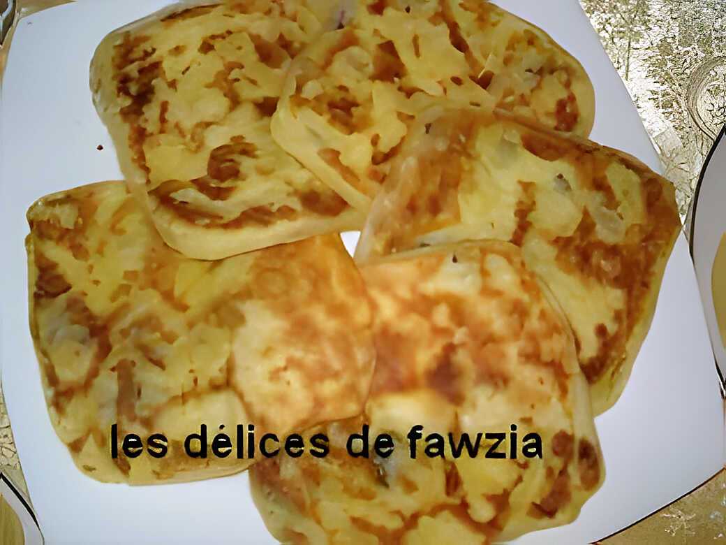 Recette de M'semen farci au khli3