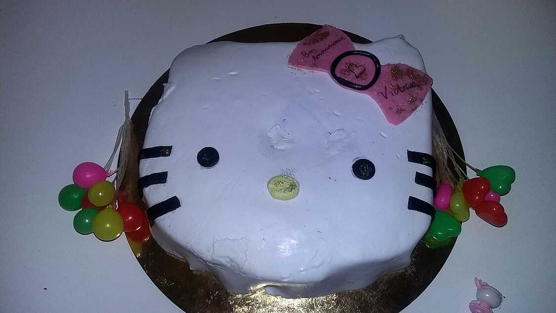Recette de Gâteau Hello kitty par Notre am ur de cuisine