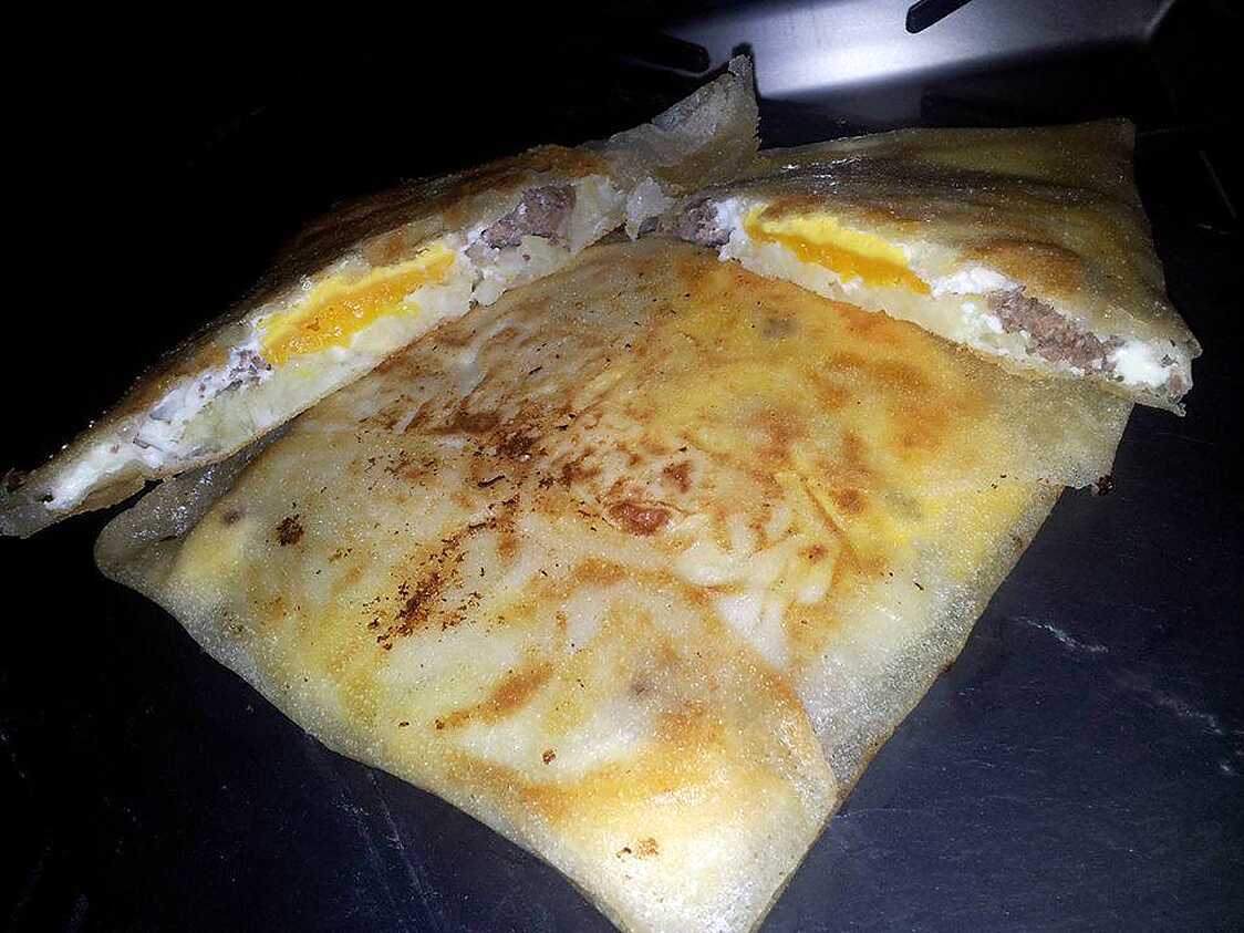 Recette de Bourek viande hachée et œuf