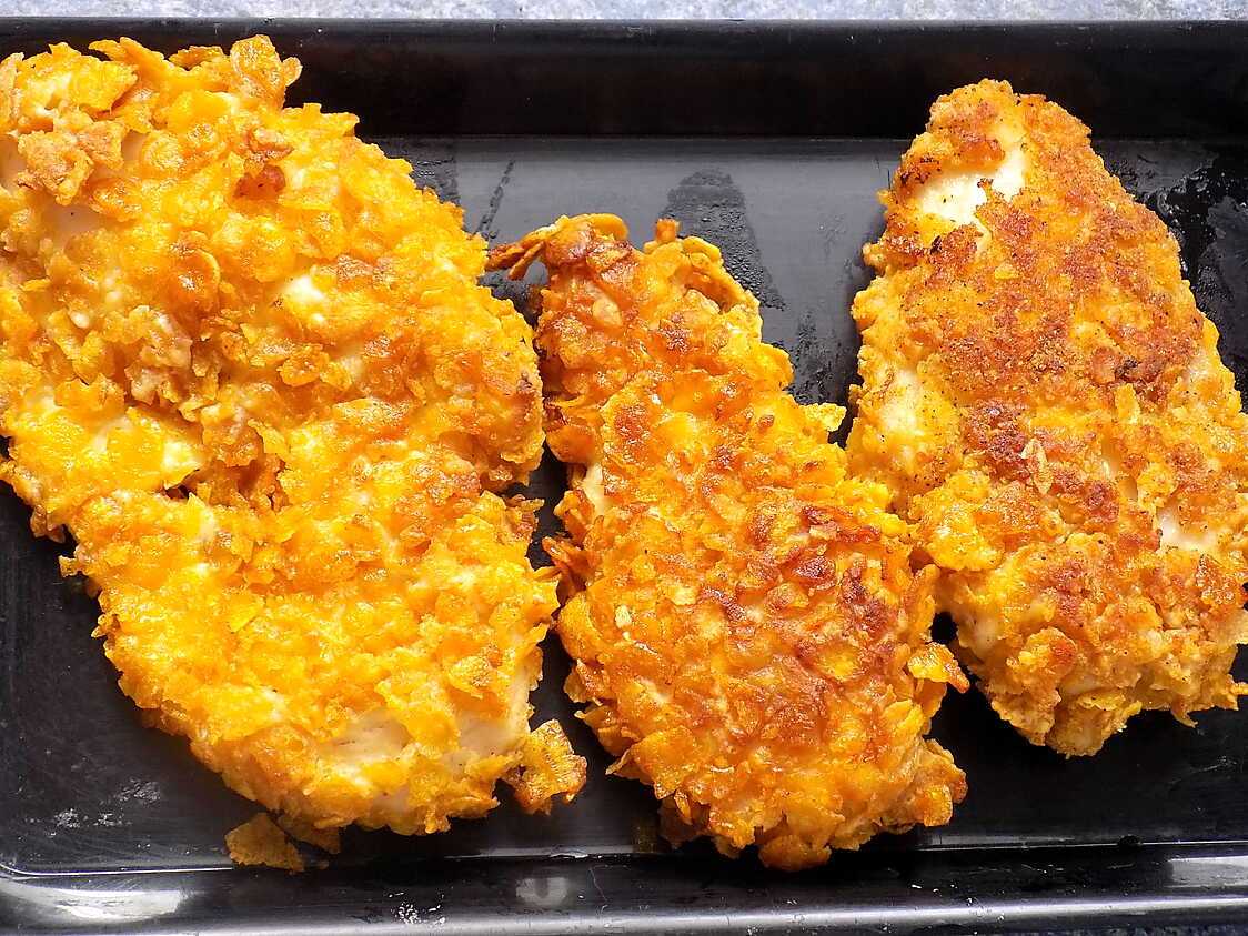 Recette de Poulet pané croustillant