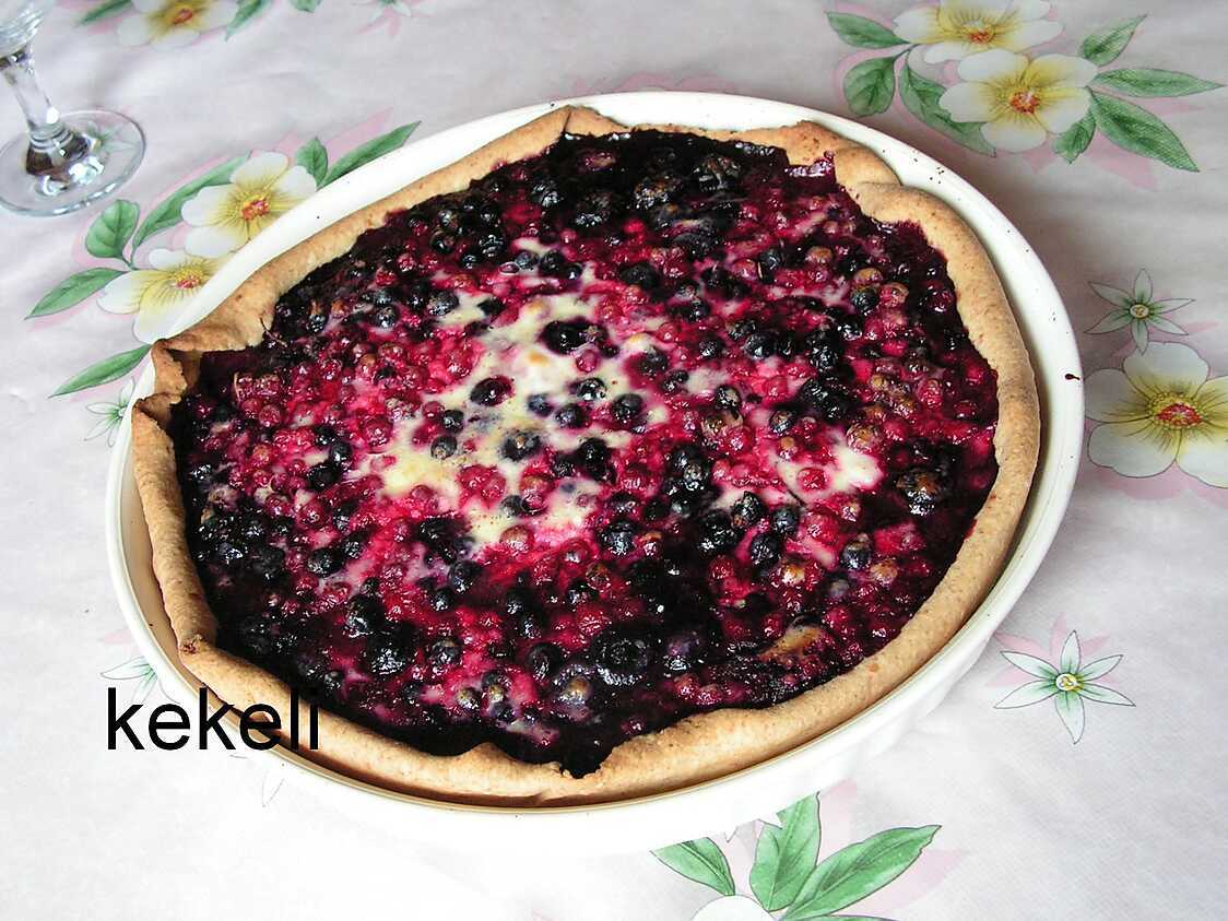 Recette de Tarte aux fruits rouges par kekeli