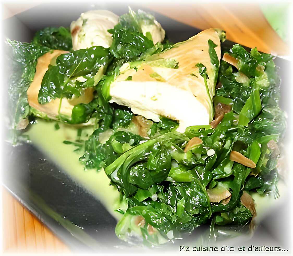 Recette de Poulet fafa a la tahitienne