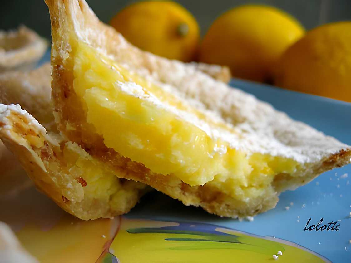 Recette de Tartelettes au citron et au fromage blanc