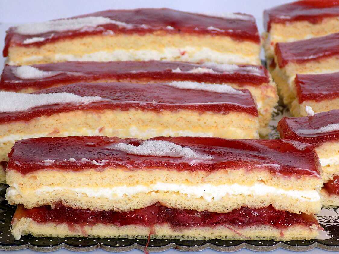 Recette d'Opéra à la fraise dukan (conso)