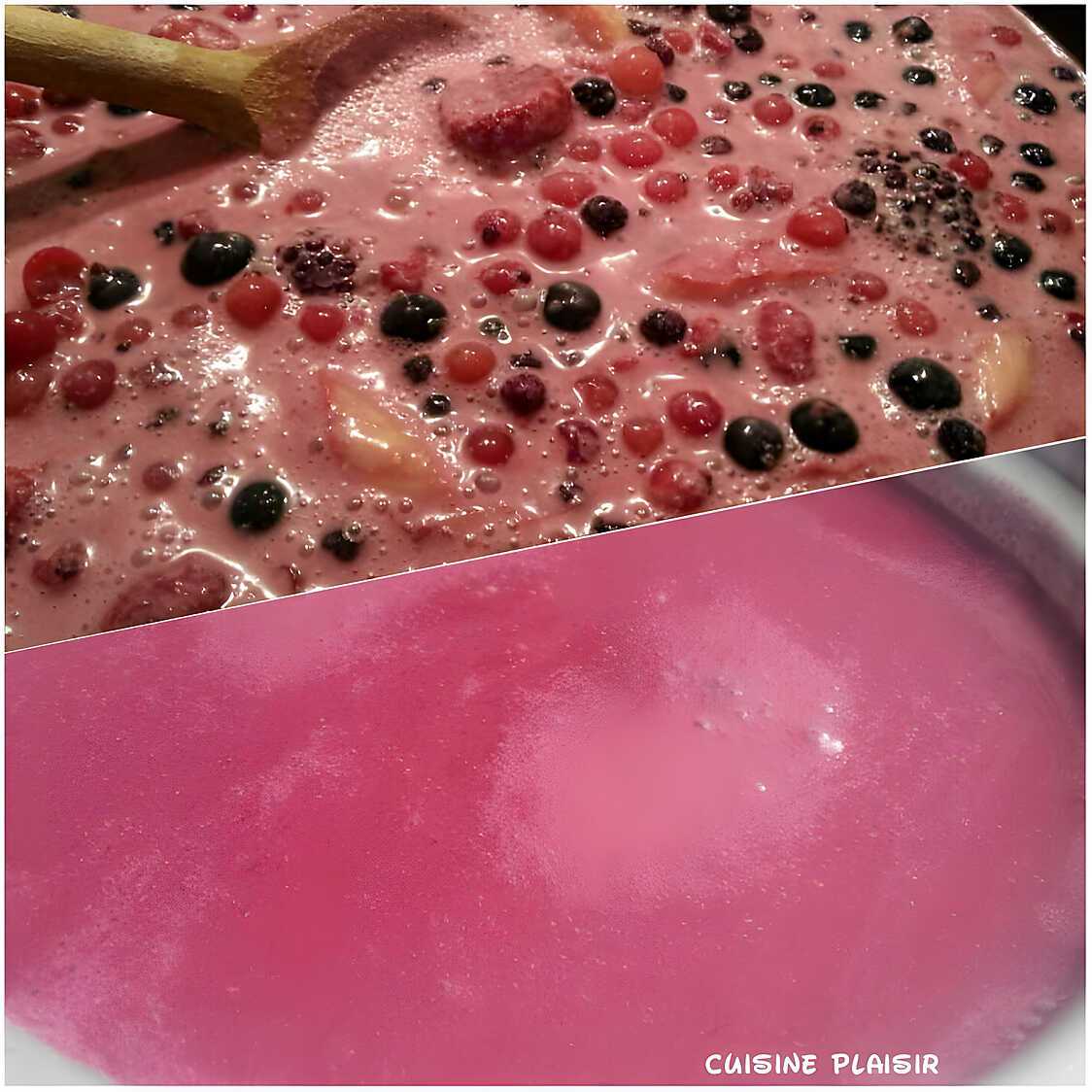 Recette de Glace aux petits fruits rouges (et rhubarbe)