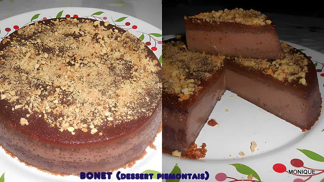 Recette de BONET (bounette) DESSERT PIEMONTAIS