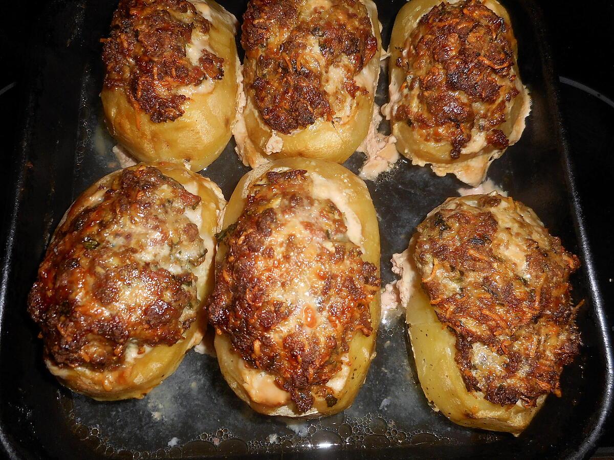 Recette de Pommes de terre farcies à la viande par jeanmerode Recette de Pommes de terre farcies à la viande par jeanmerode