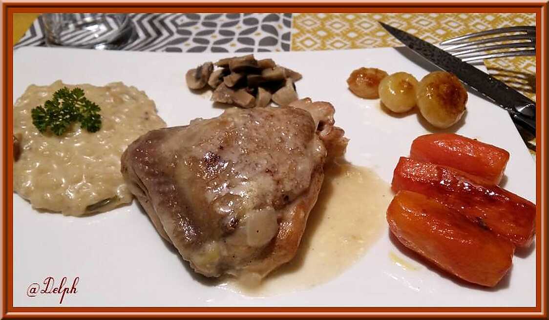Recette De Fricassée De Volaille à Lancienne Par Oh La Gourmande