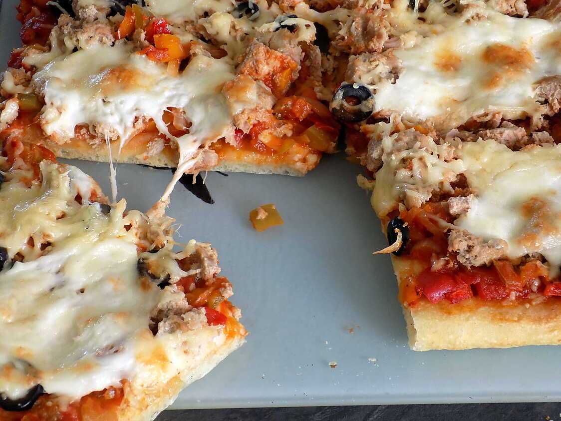 Recette de Pizza au thon par La cuisine de Fanie