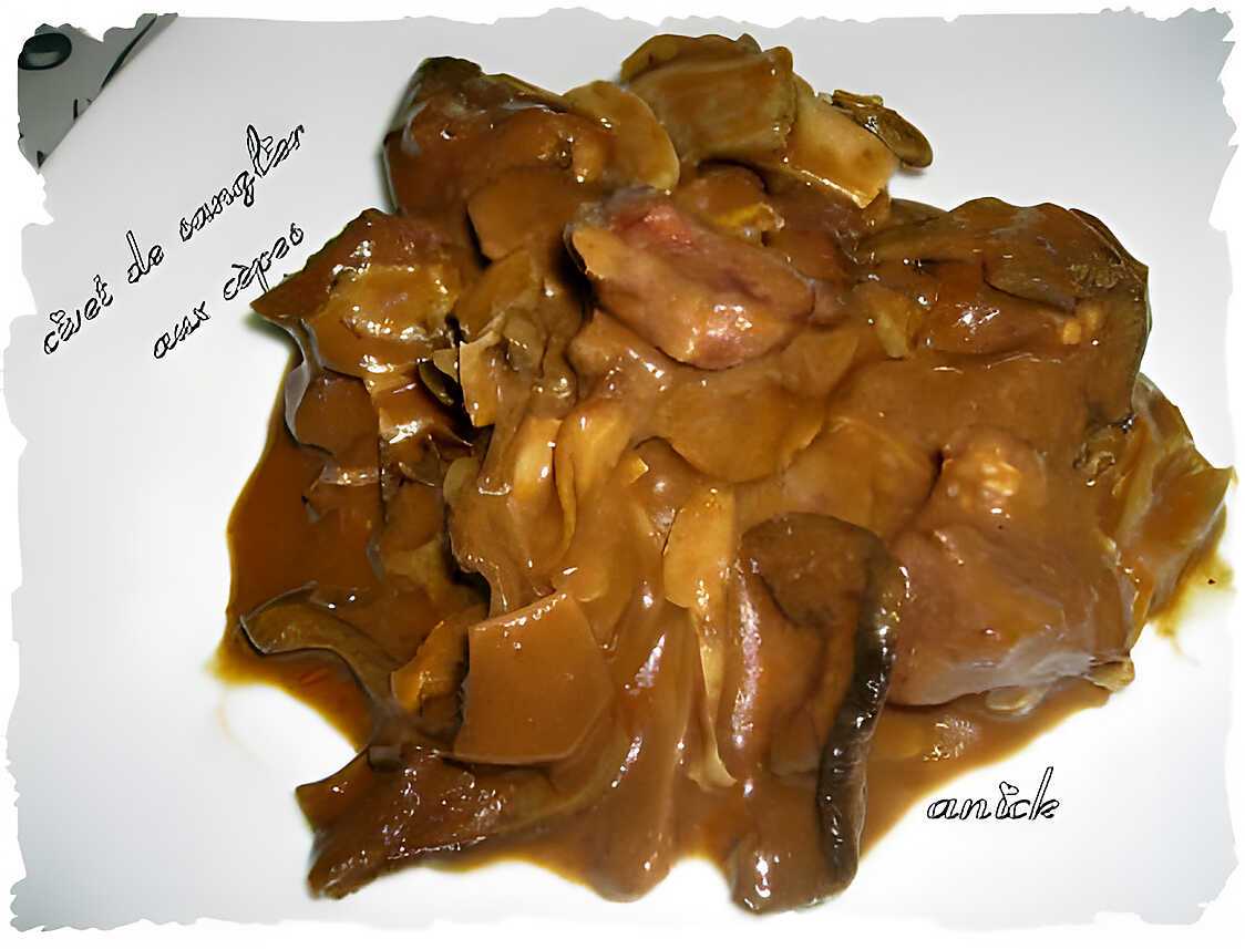 Recette de Civet de sanglier aux cèpes