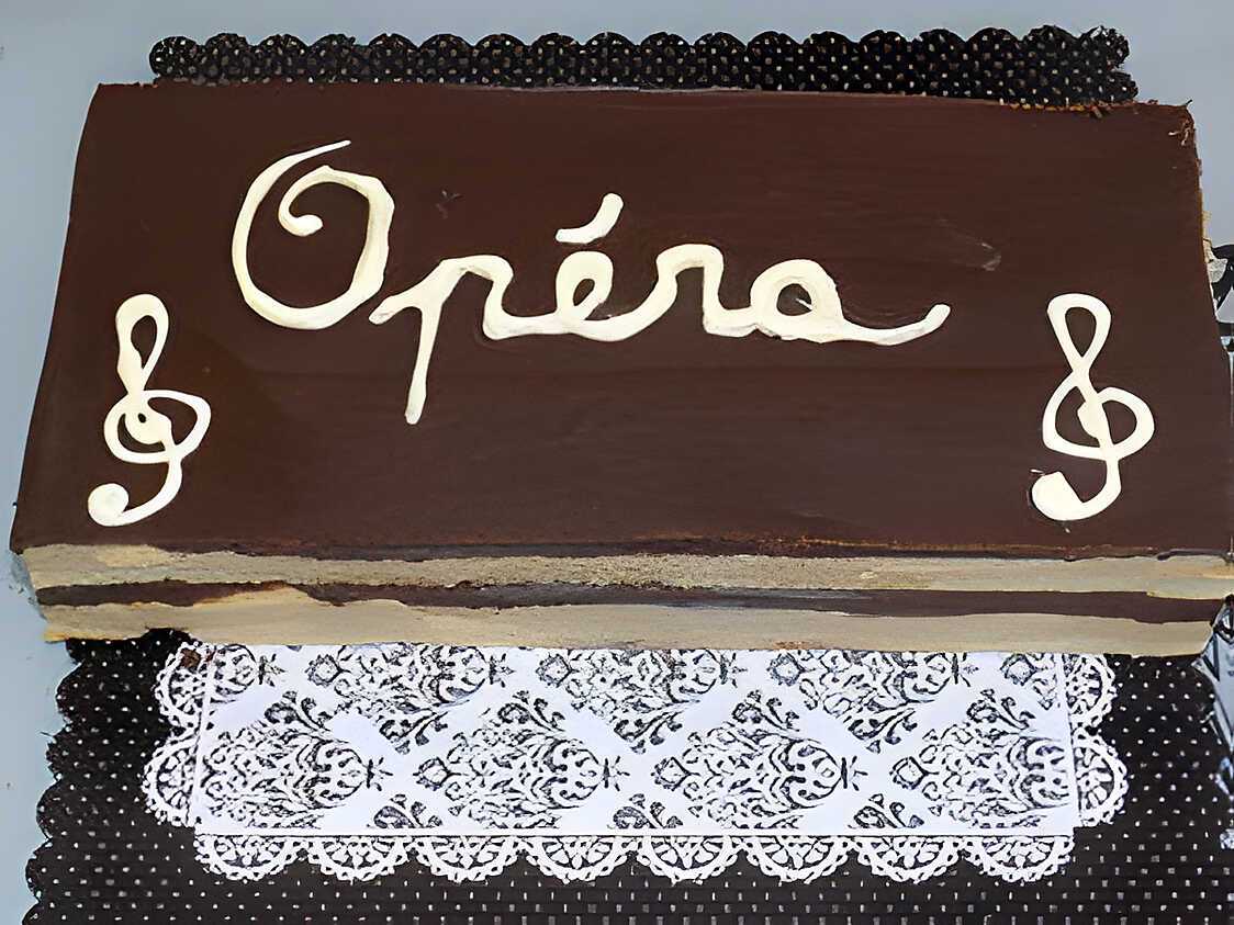 Recette d'Opéra chocolat/café