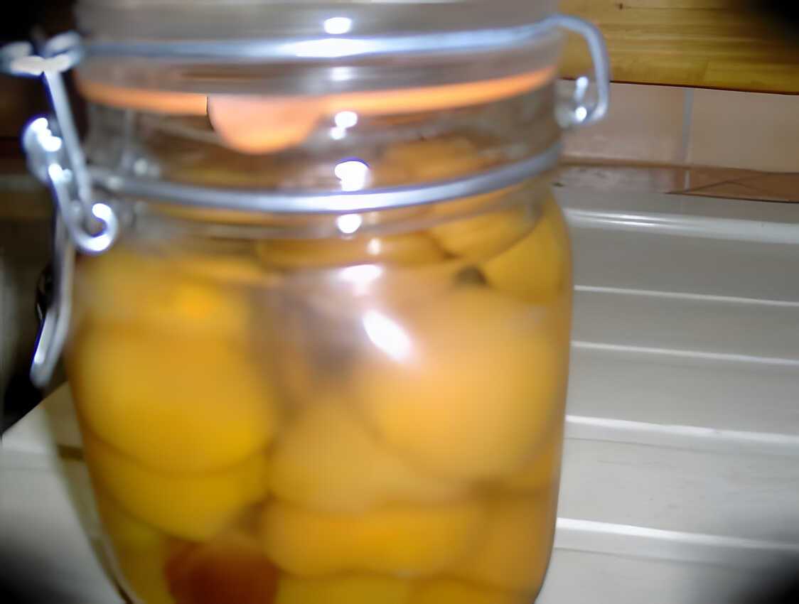 Recette de Mes abricots au sirop