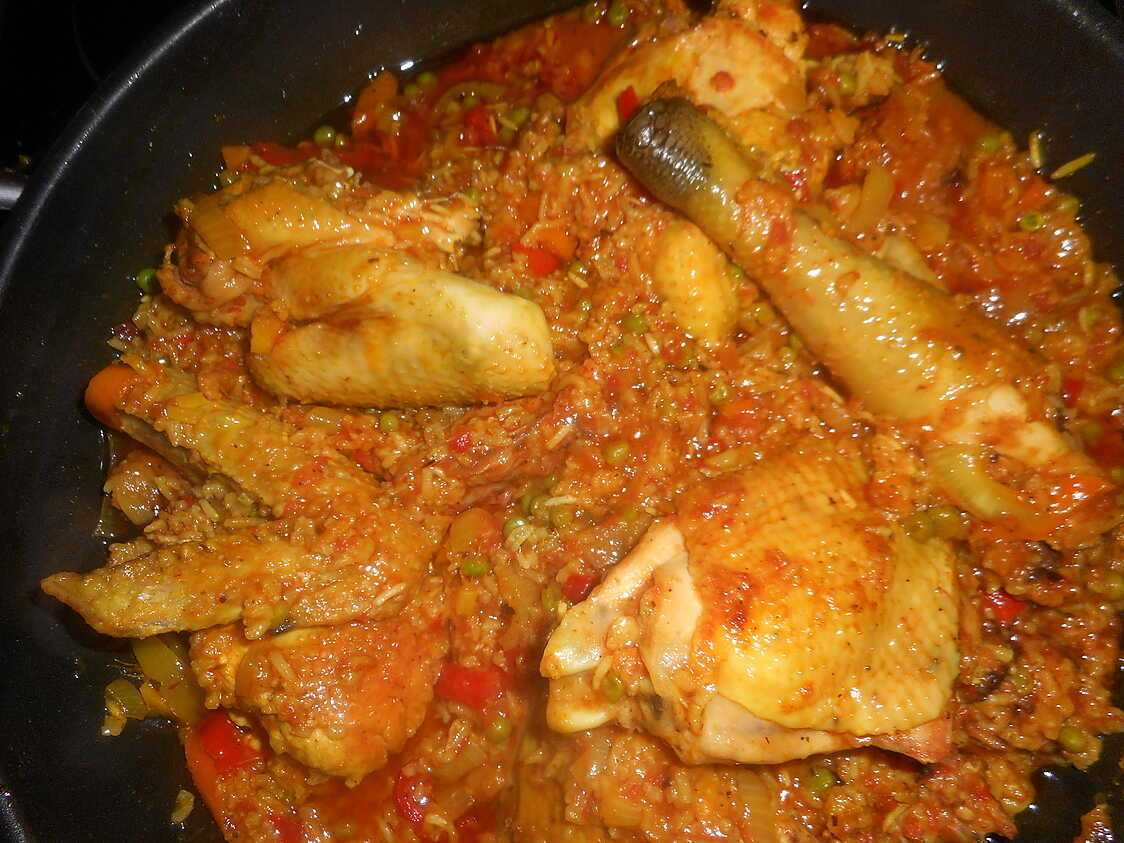 Recette de Poulet au riz caraibe