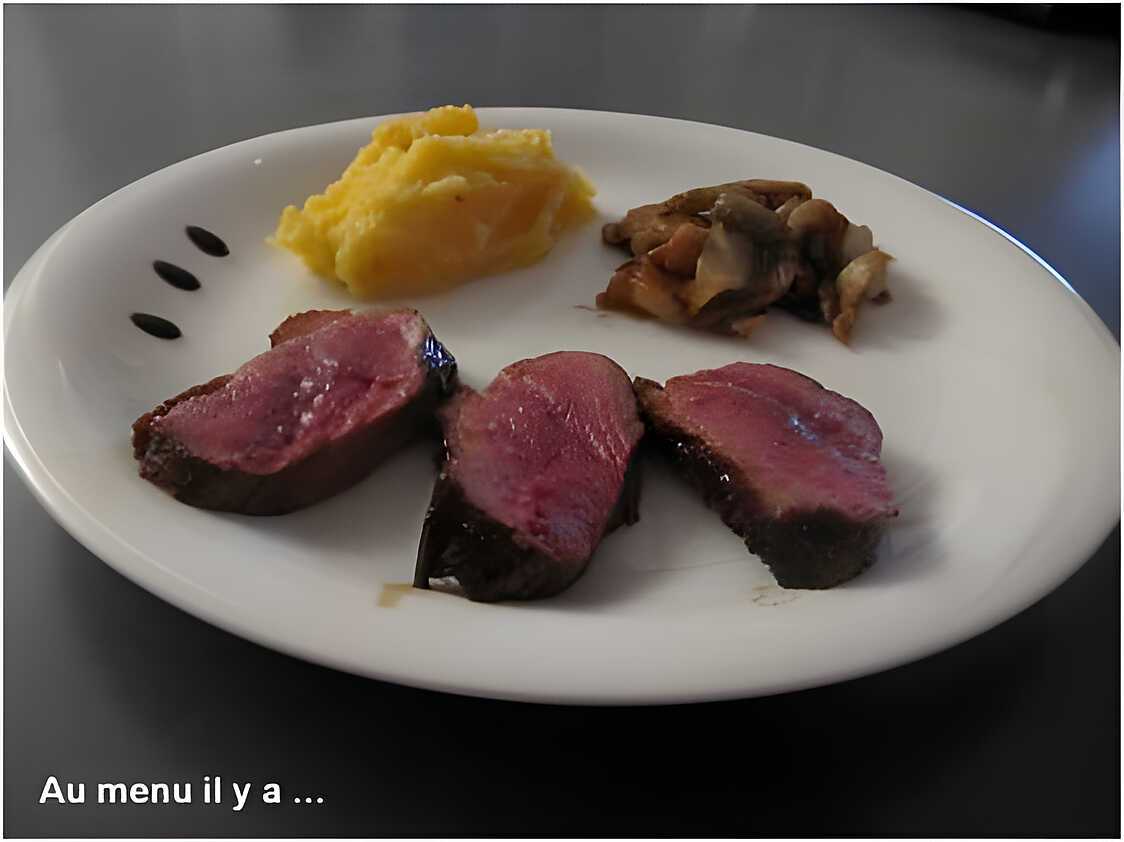 Recette de Magret de canard au miel et balsamique
