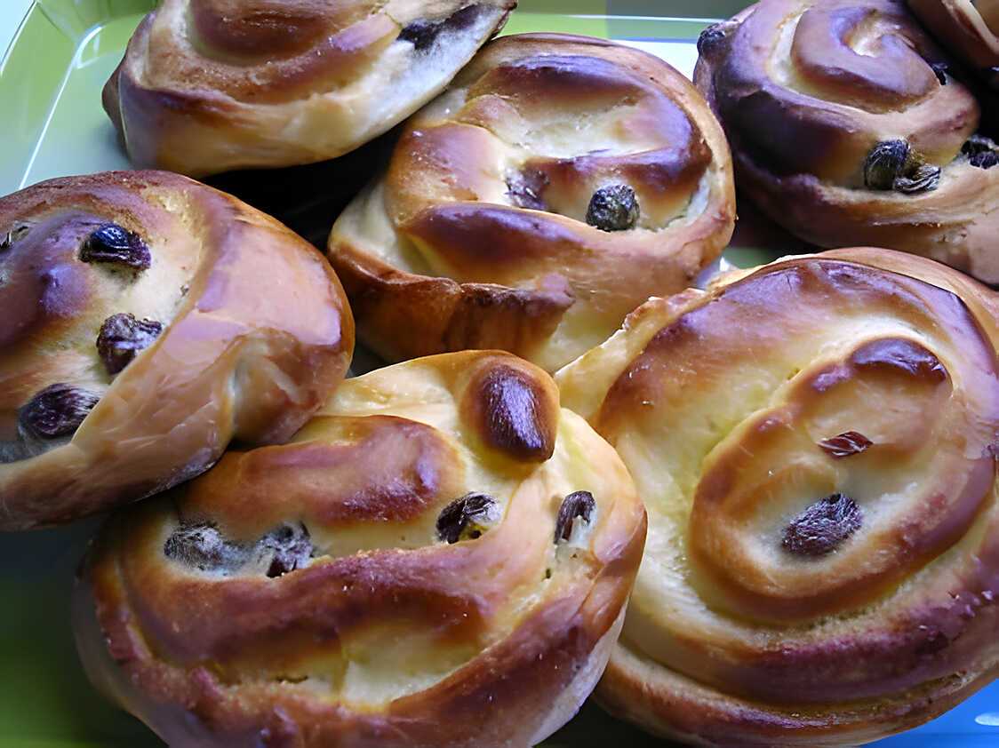 Recette de Pains aux raisins aux thermomix