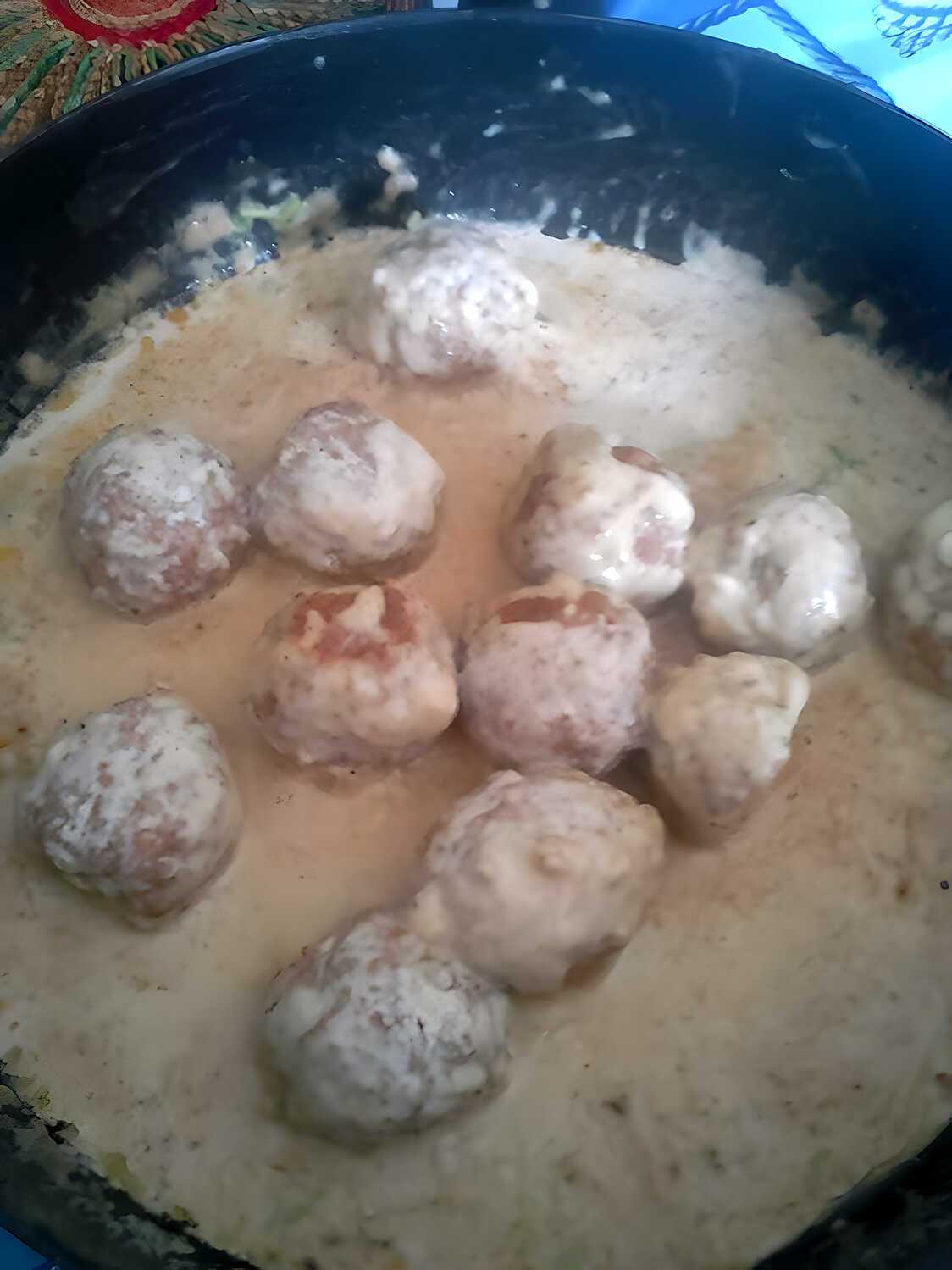 Recette de Boulette suédois a la creme