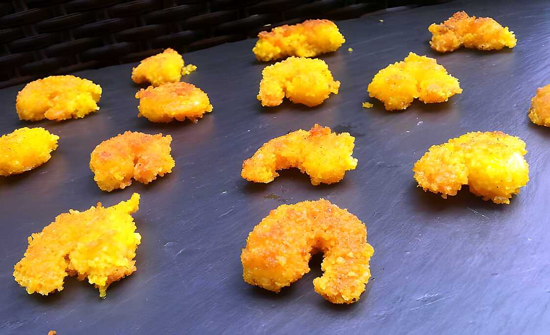 Recette de Crevettes apéritives panées au curry