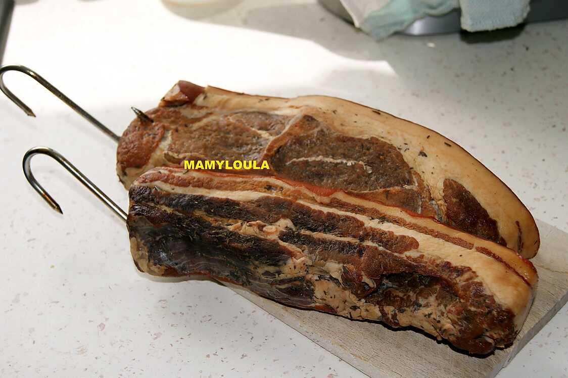 Recette de Lard fumé maison