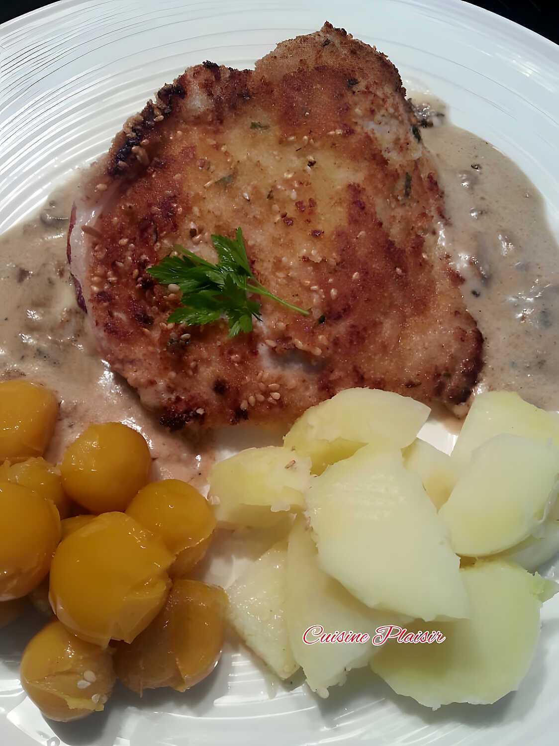 Recette de Côte panée 'farcie de gourmandise'