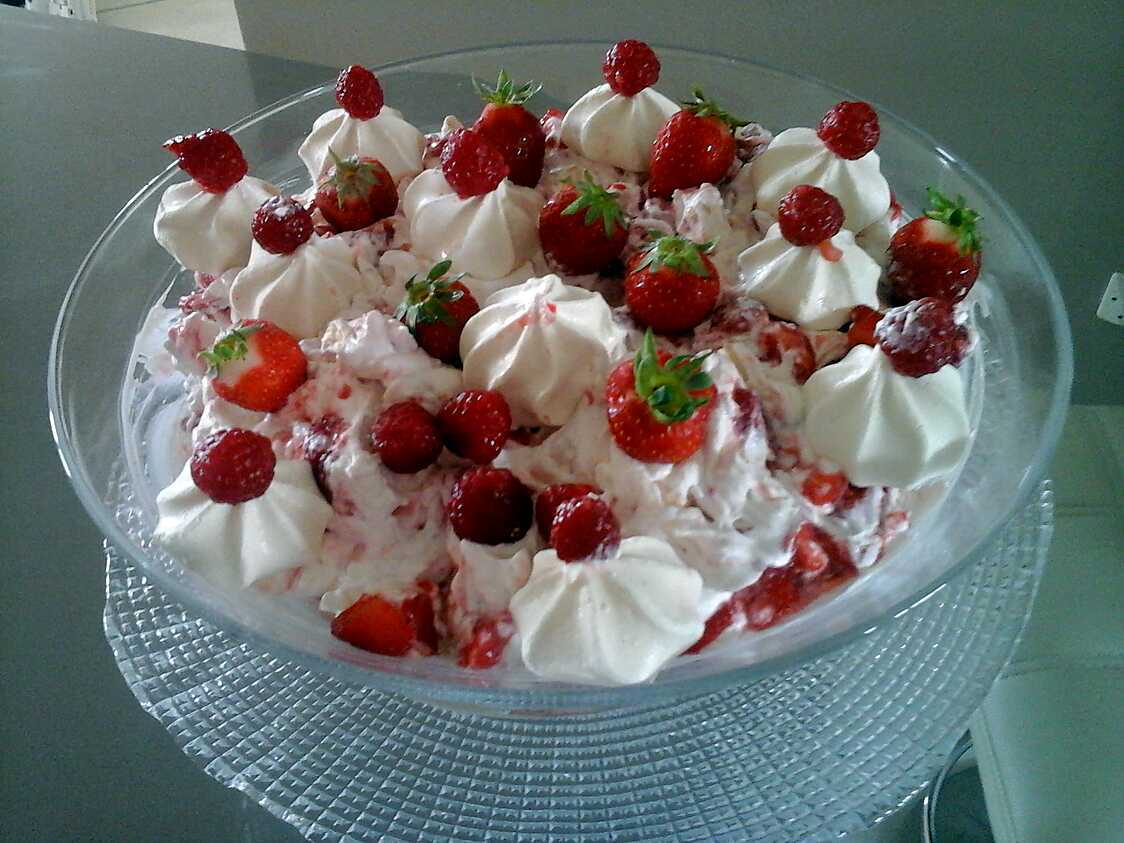 Recette d'Eton mess