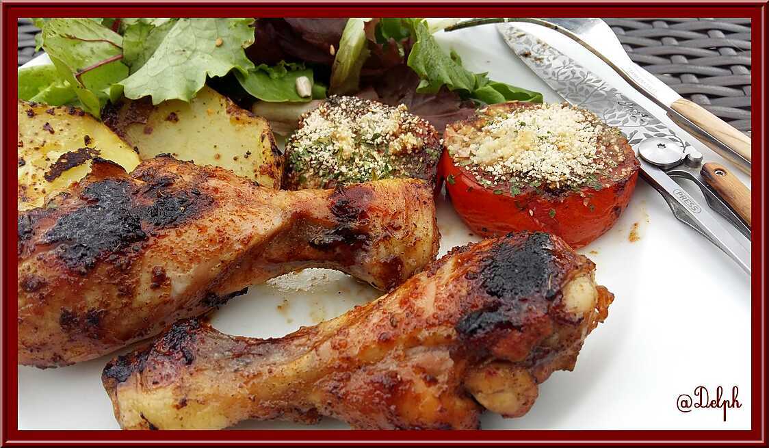 Recette de Pilons de dinde Tandoori à la Plancha