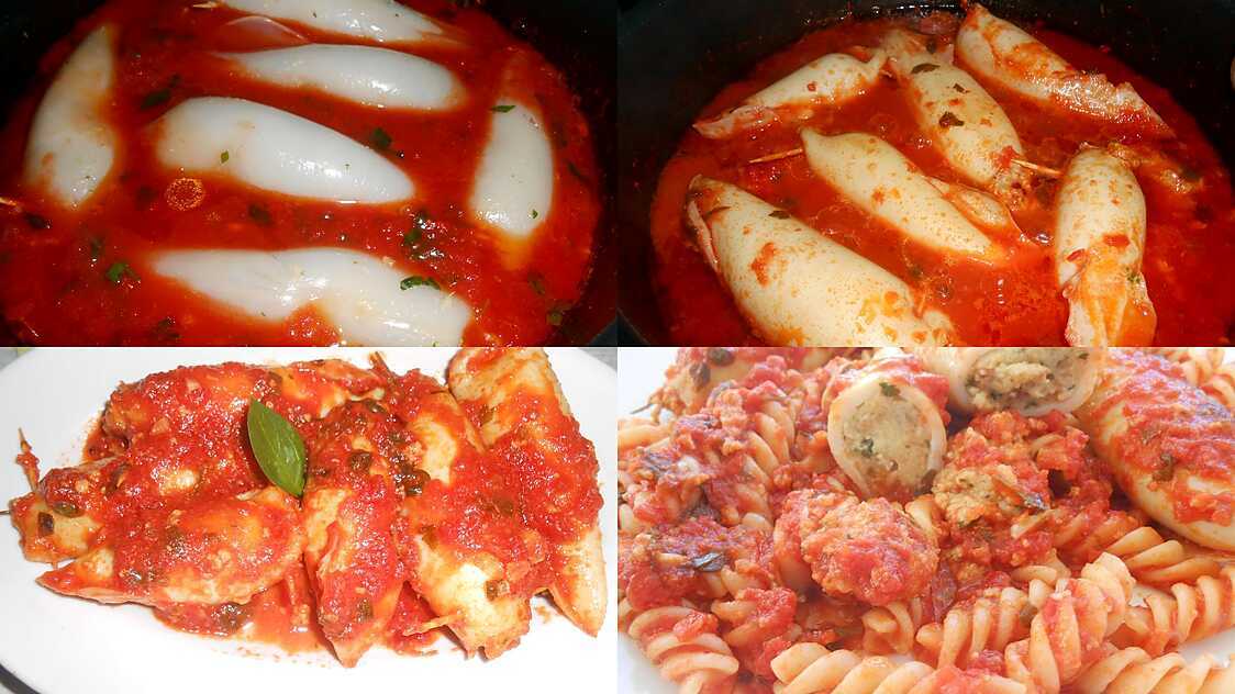Recette de CALAMARETTI FARCIS
