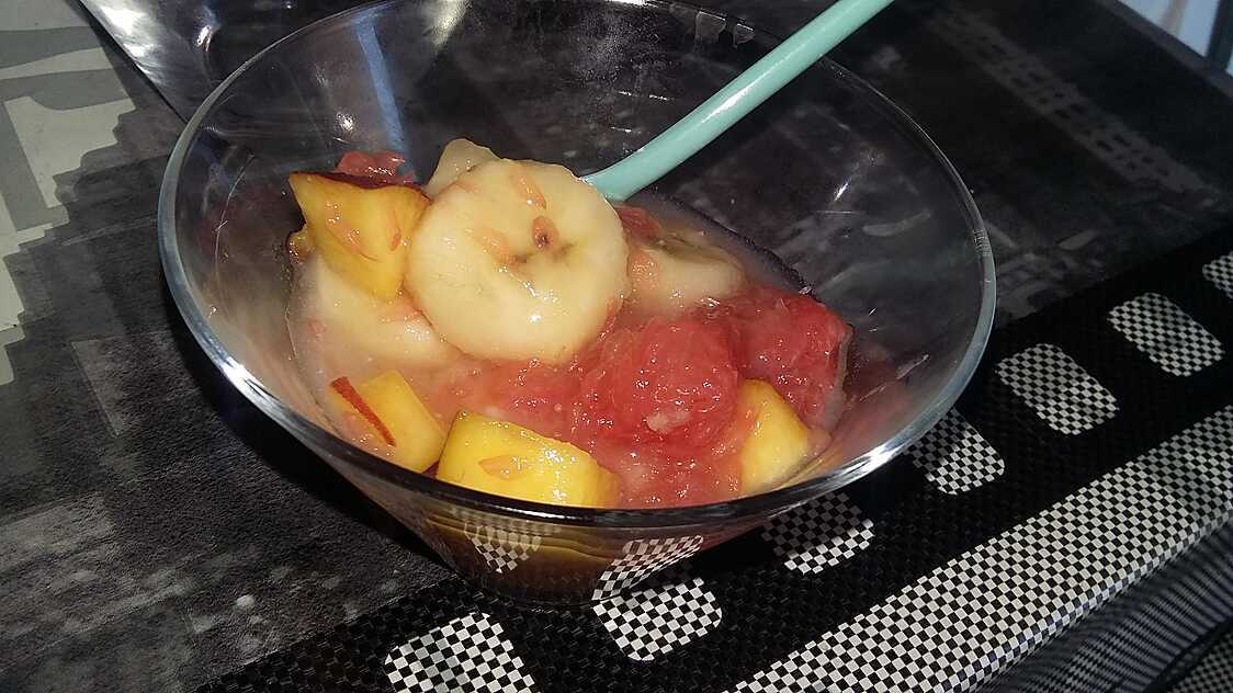 Recette de Salade de fruit au lait de coco