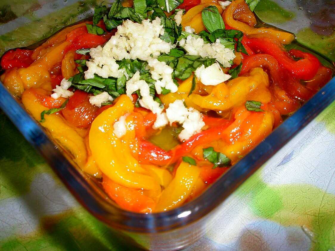 Recette de Poivrons marinés par makiace
