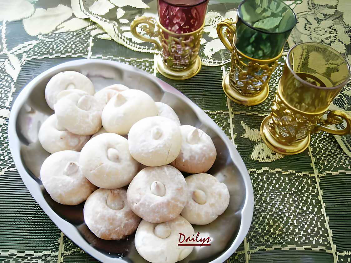 Recette de Ghriba aux amandes