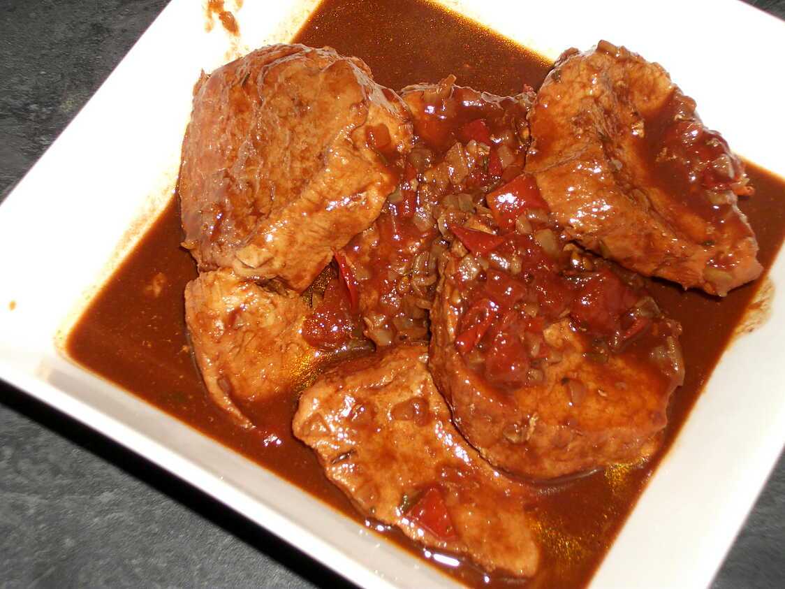 Recette de Noix de veau au chocolat