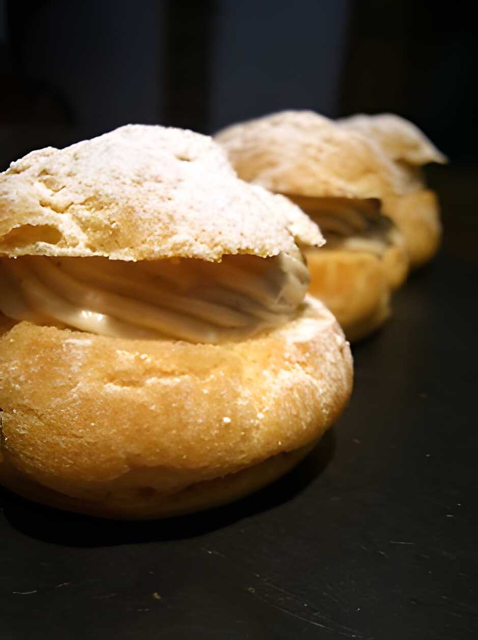 Recette de Petits choux à la mousse de marrons...