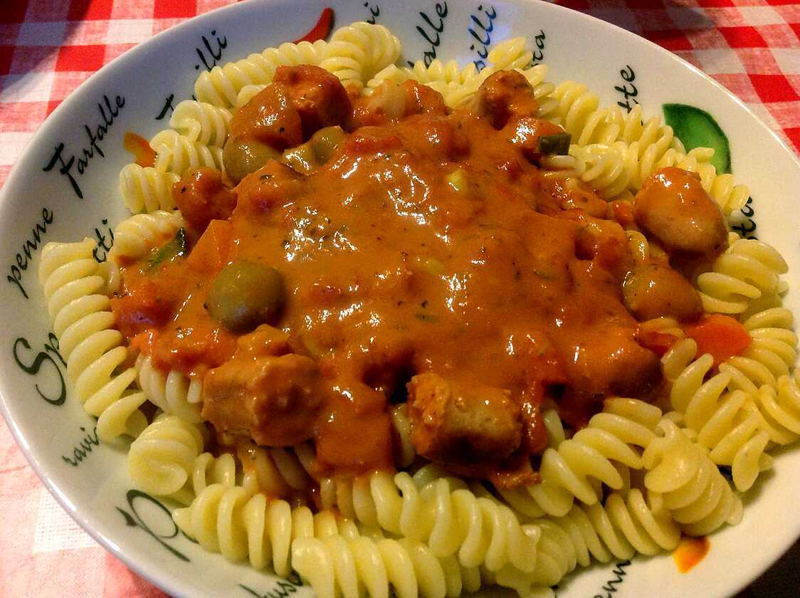 Recette de Sauce pour pâtes à la chipolata de campagne