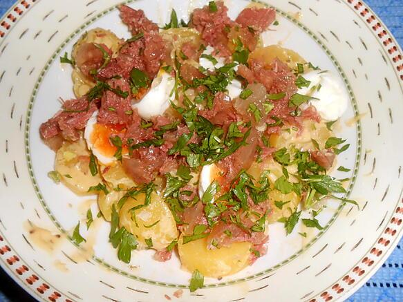 Recette De Salade De Pommes De Terre Au Corned Beef