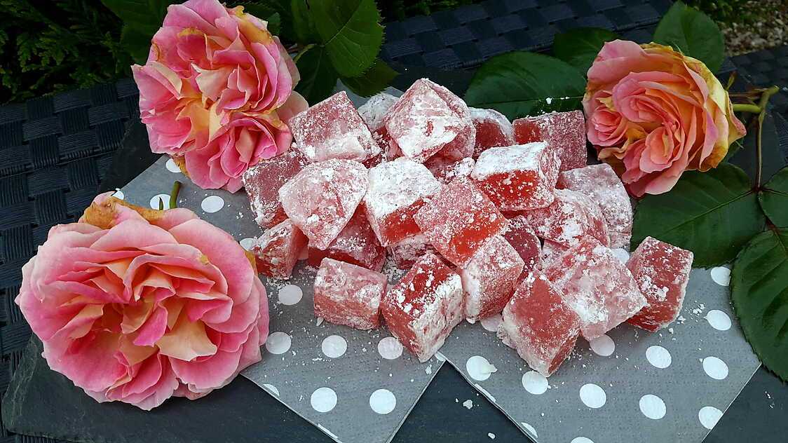Recette de Loukoums à la rose