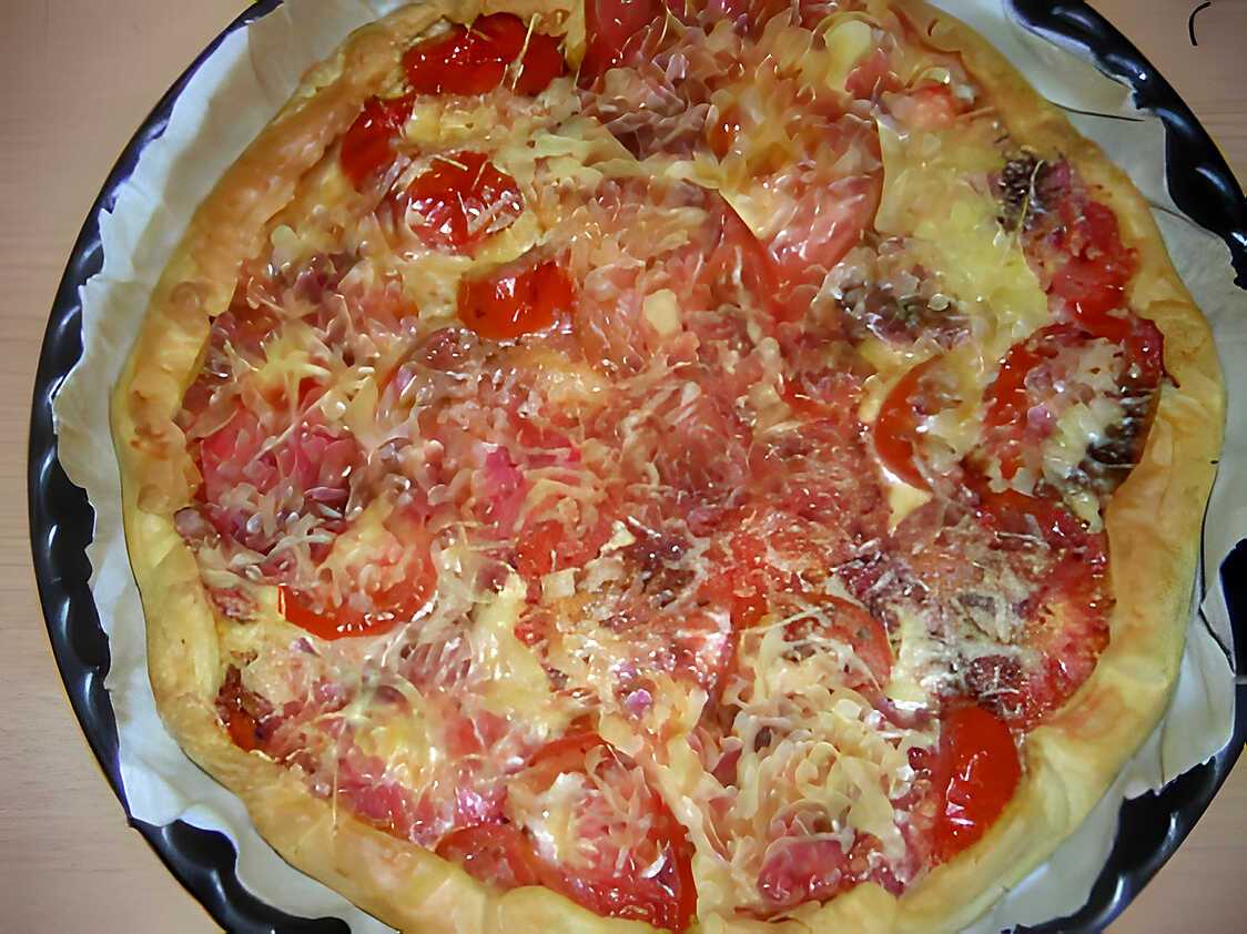 Recette de Quiche à la tomate